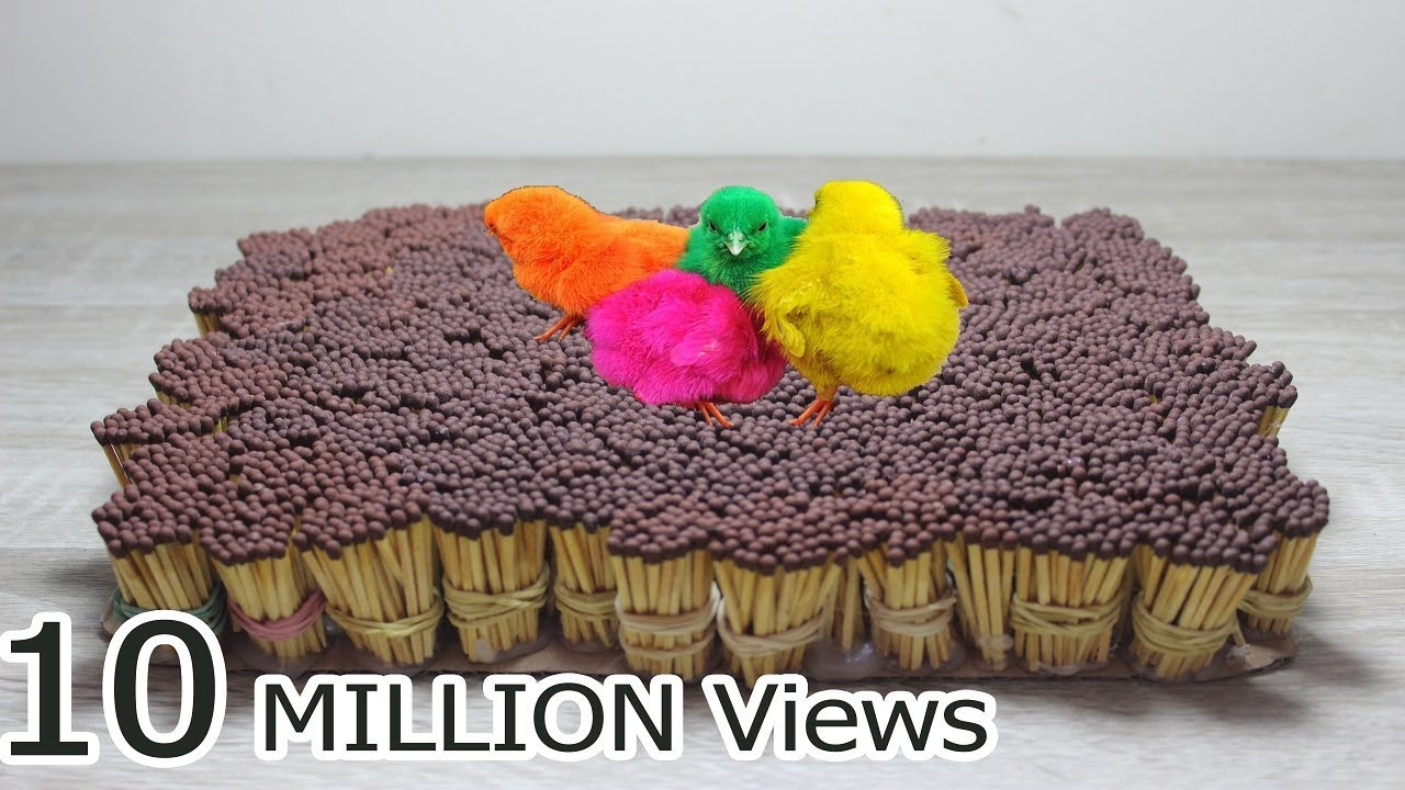 Reaction Of Chain Matches To Cook Chicken - YouTube