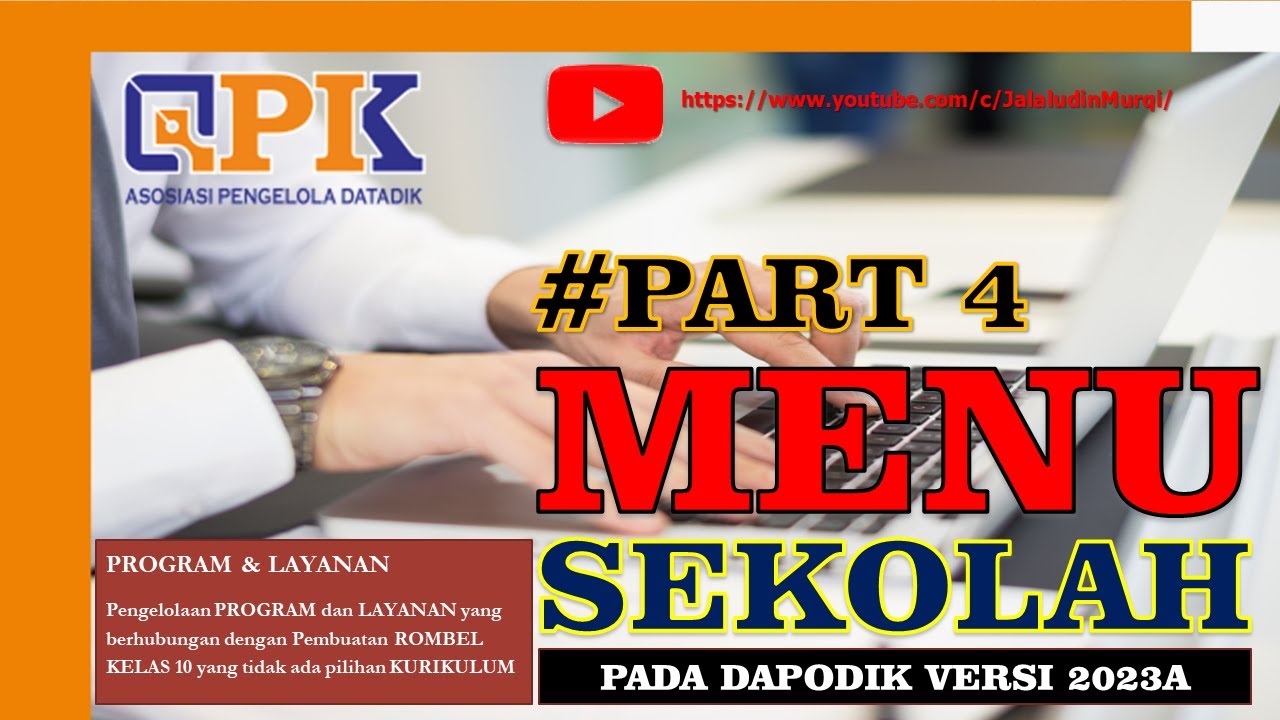 #dapodik Part 4: MENU SEKOLAH PROGRAM DAN LAYANAN - UNTUK PILIHAN ...