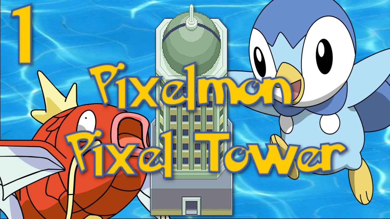 (PIxelmon) Battle Tower Ep 1: Owning The Magikarp! - YouTube