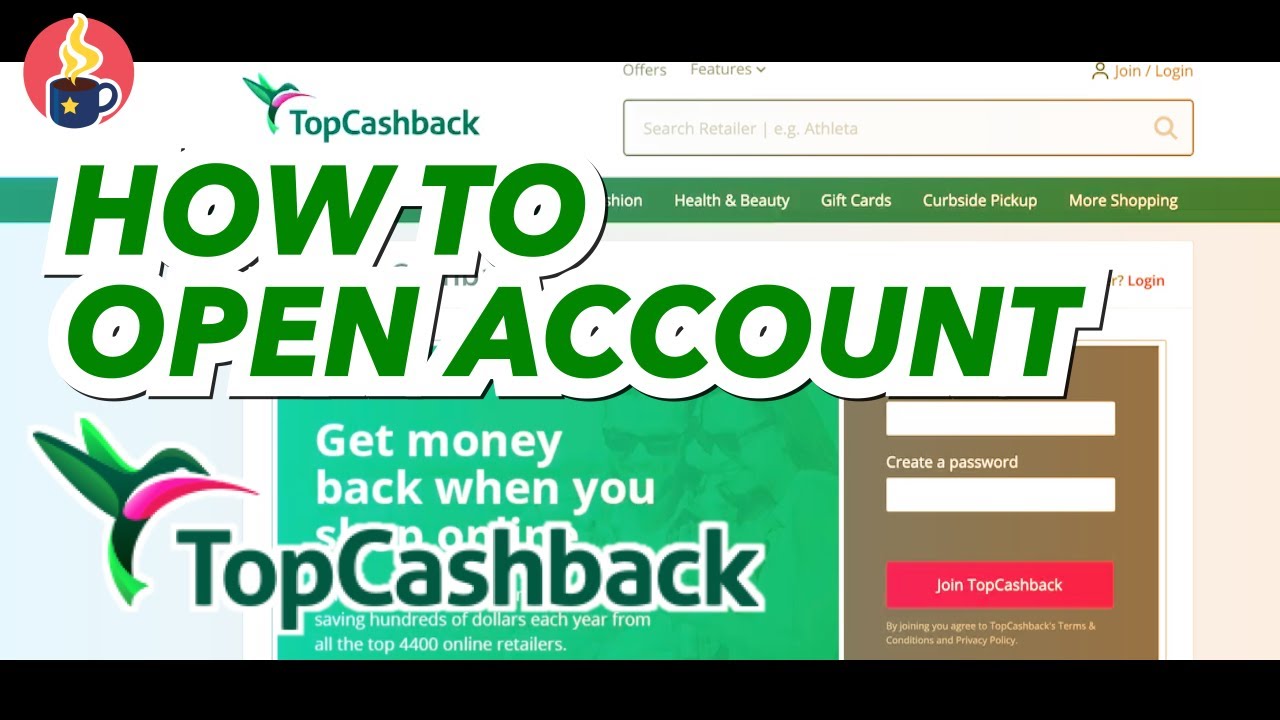 How to open Top Cash Back Account for more cash back when we shop - YouTube