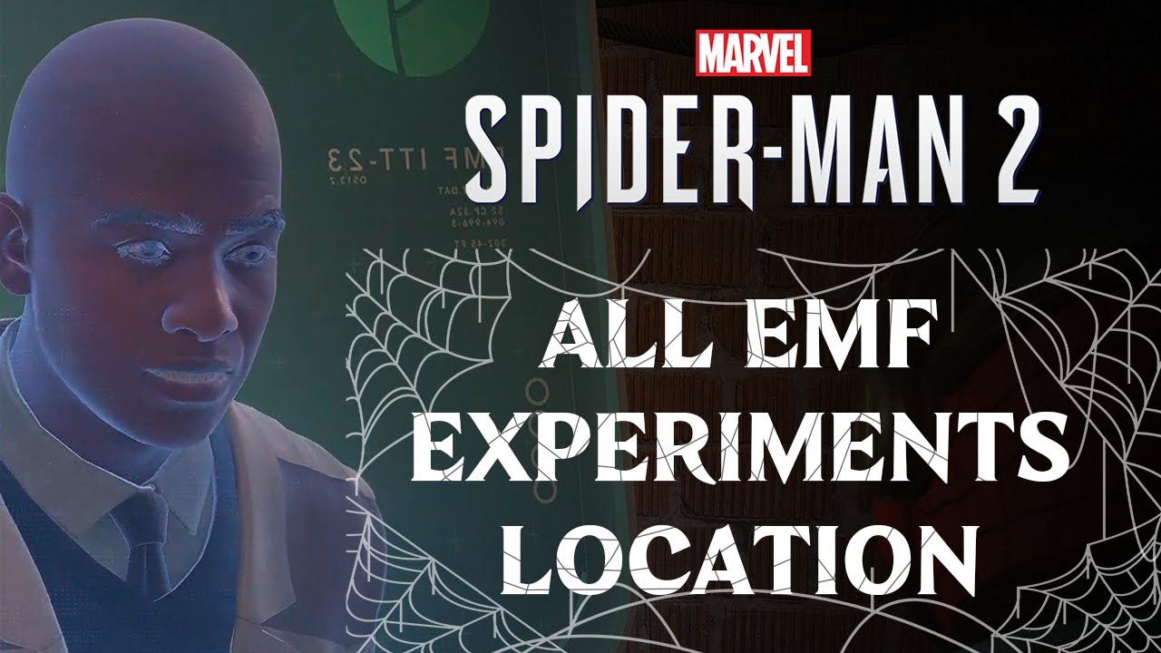 ALL EMF EXPERIMENTS LOCATION IN MARVEL'S SPIDERMAN 2 WALKTHROUGH [4K ...