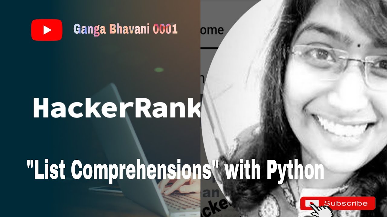 Hackerrank on python with List Comprehension - YouTube