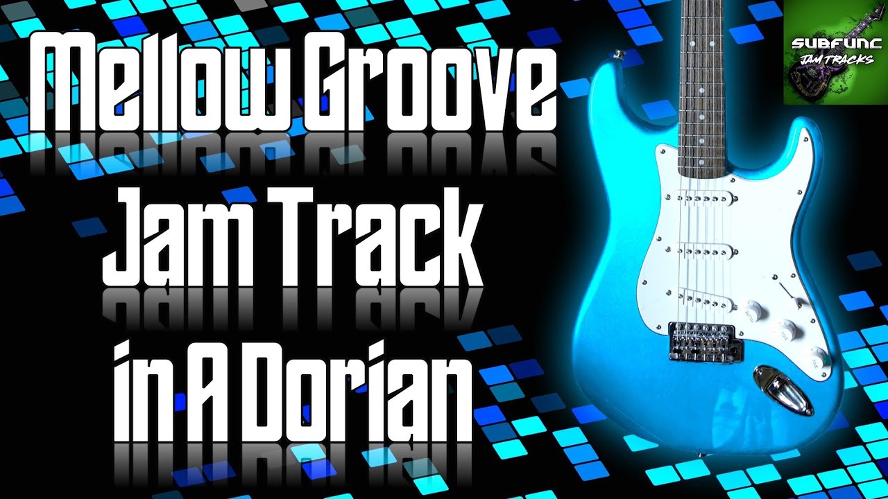 Mellow Groove Jam Track in A Dorian 🎸 Guitar Backing Track - YouTube