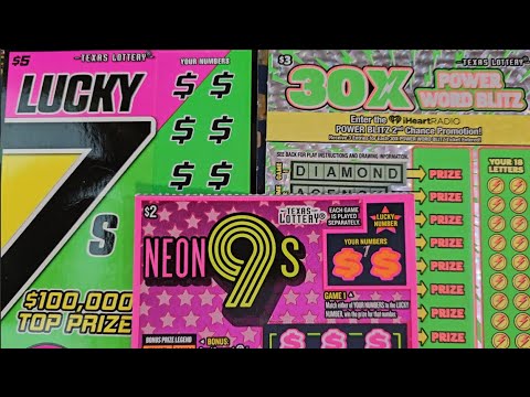 🔥SCRATCHING LUCKY 7, NEON 9s, AND 30X POWER🔥 - YouTube