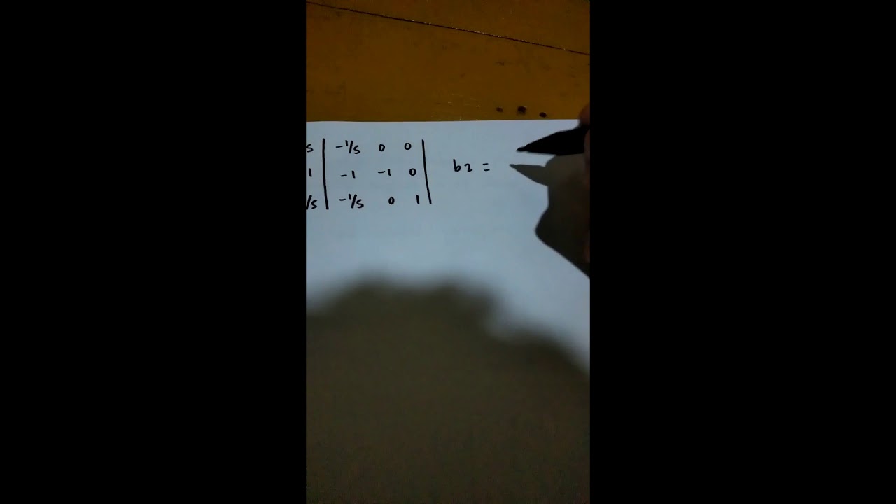 Invers matriks menggunakan metode OBE - YouTube
