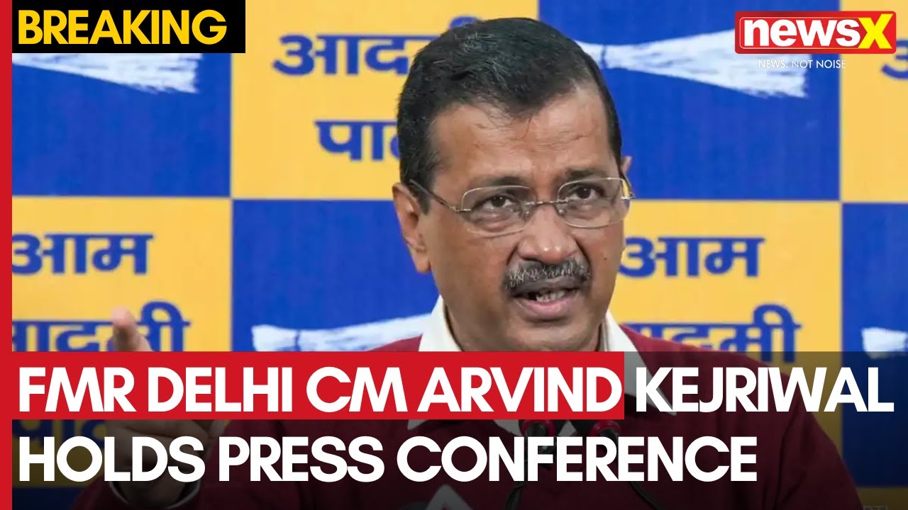 Former Delhi CM Arvind Kejriwal Holds Press Conference | Delhi Assembly ...