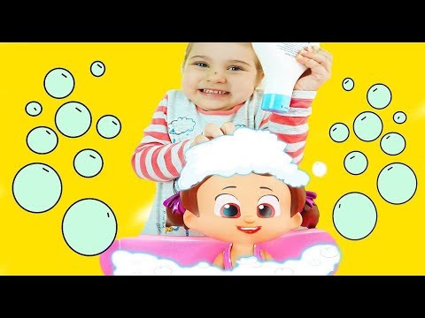 Niloya Banyo Yapıyor ! Eylül Bebek Bakma Köpük Yıkıyor ! - Eğlenceli Çocuk Videosu - Tontik TV