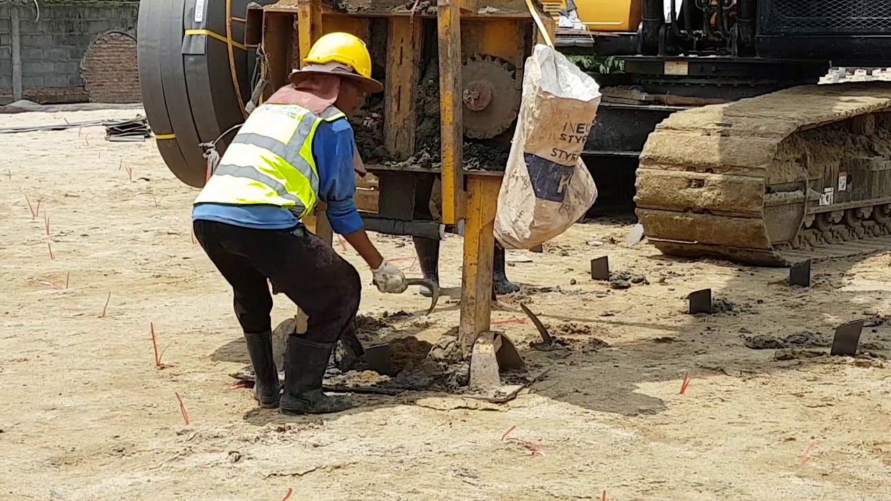 PVD Installation (Prefabricated Vertical Drain) in Thailand Part 2 ...