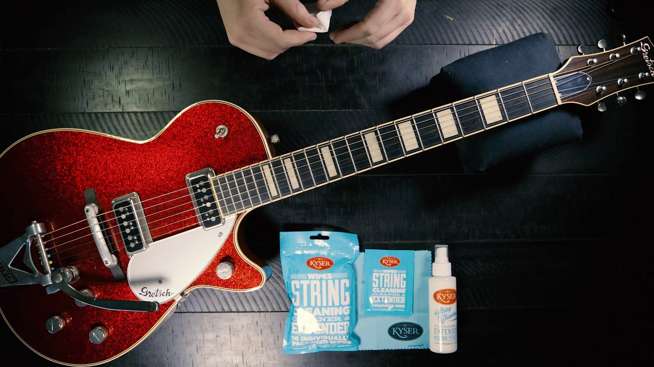 Cleaning Your Guitar Strings | "Maintenance in a Minute" | Kyser ...