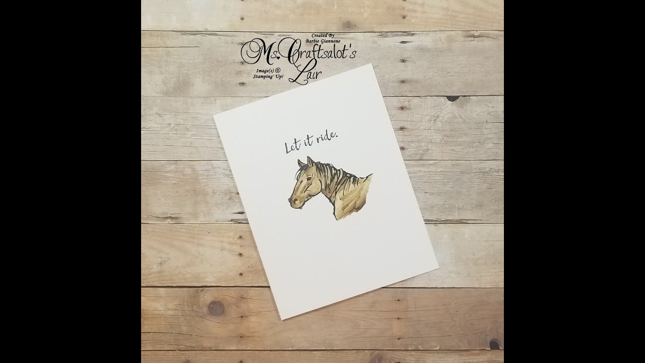 Let It Ride - Simple Stamping - Stampin' Up! - 2020 - YouTube