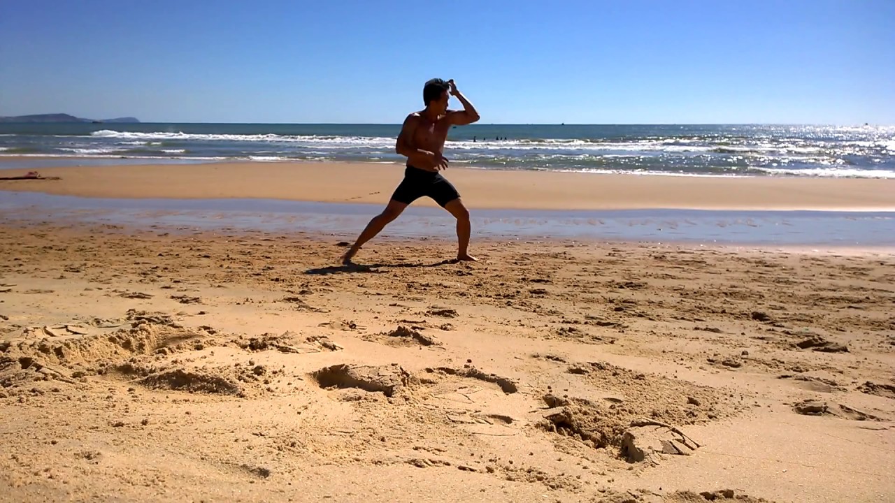 Beach training - YouTube