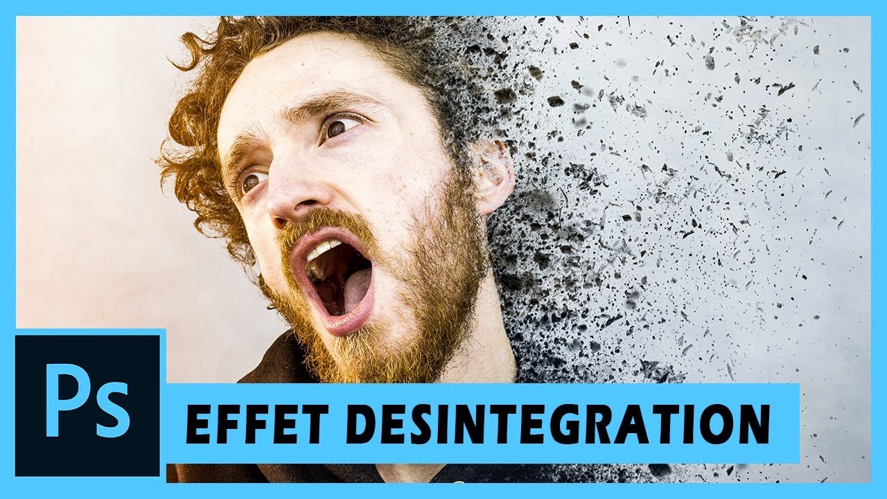 Tuto Photoshop - Effet DESINTEGRATION - YouTube