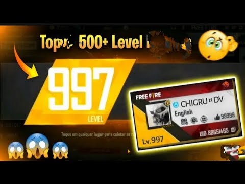 🥳free fire level up 🥳997🥳 free fire ka hais level up🥳 - YouTube