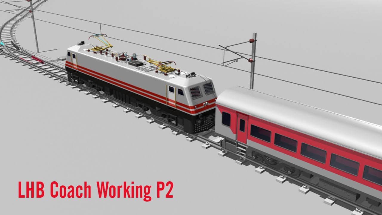 LHB Coach Live Rest Part | electric loco transformer | LHB Dish brake ...