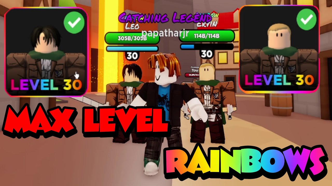 Maxed Out Rainbow Ultimate Leo In Anime Squad Simulator! - YouTube