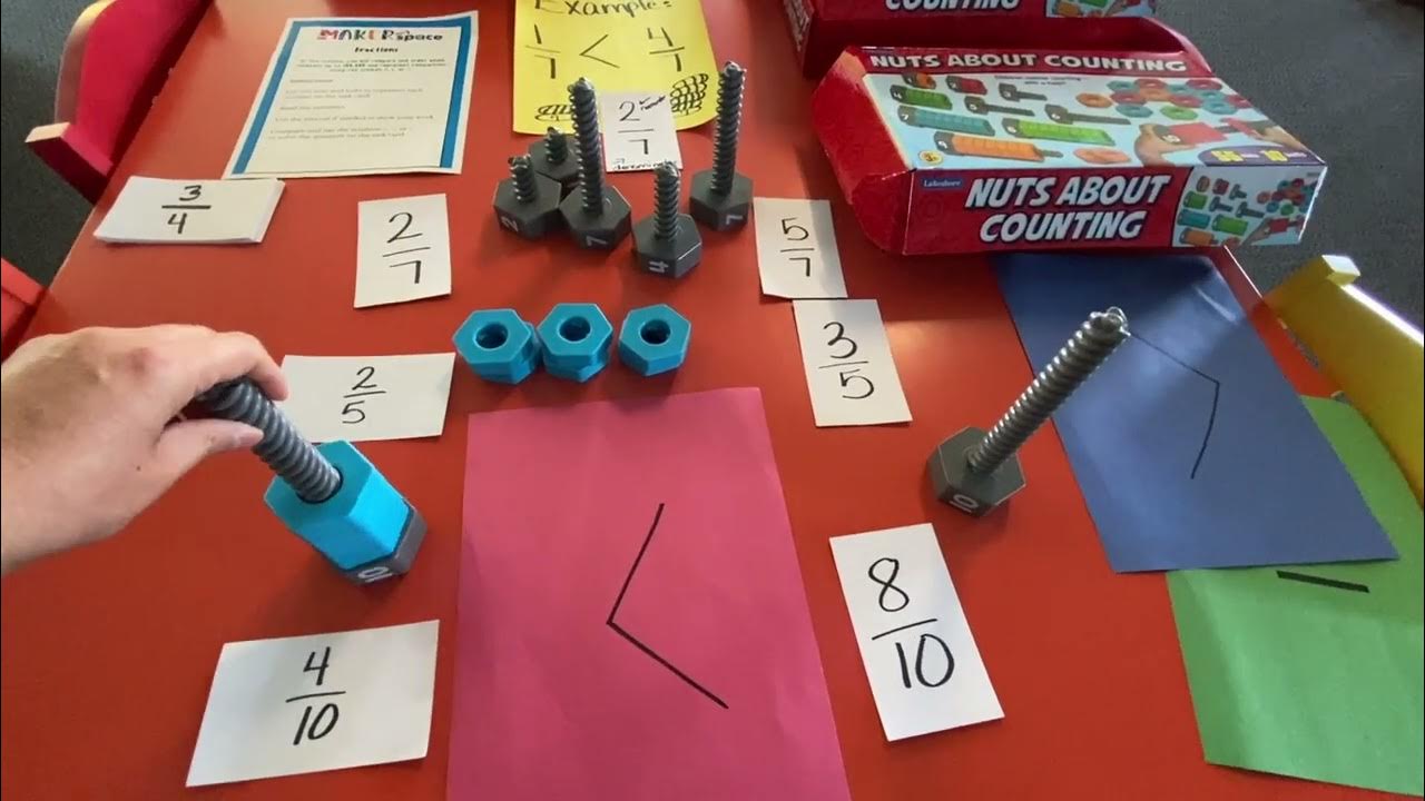 Nuts and Bolts Equivalent Fractions Makerspace Instructions - YouTube