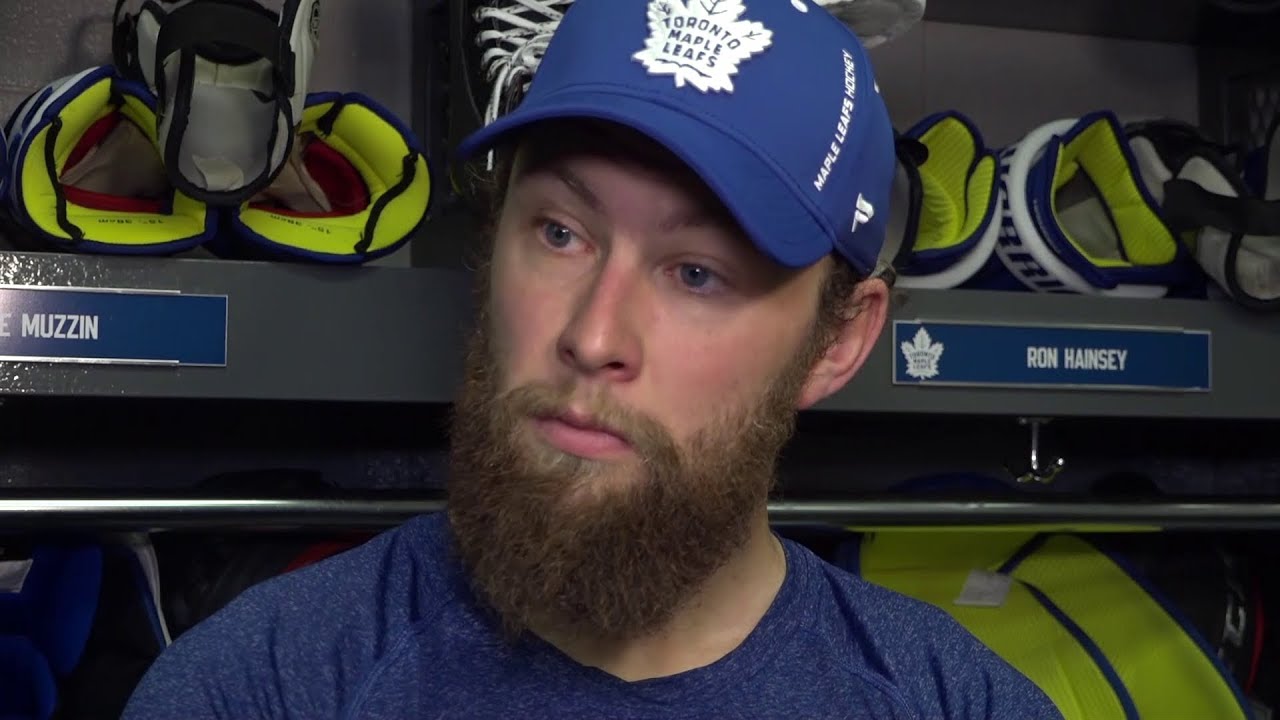 Maple Leafs Morning Skate: Jake Muzzin - February 9, 2019 - YouTube
