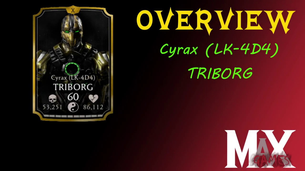 TRIBORG (Cyrax (LK-4D4)) - Mortal Kombat Mobile Character Overview ...