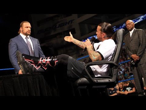 CM Punk and Triple H's contract signing breaks down: SmackDown, August 30, 2011