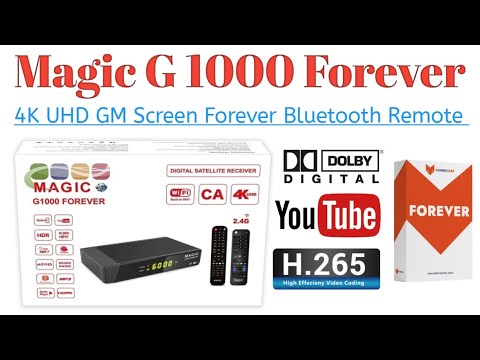 Magic G1000 Forever Built-in WiFi 4K UHD 2024 Complete Review Unboxing ...