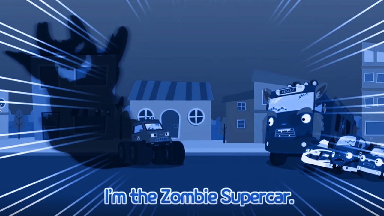 Tayo The Little Bus + The Zombie SuperCars + Scary Zombies | Sponsored ...