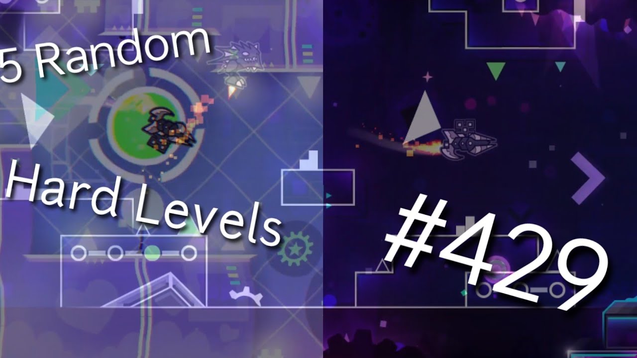 [GD] 5 Random Hard Levels #429 (PC) - YouTube