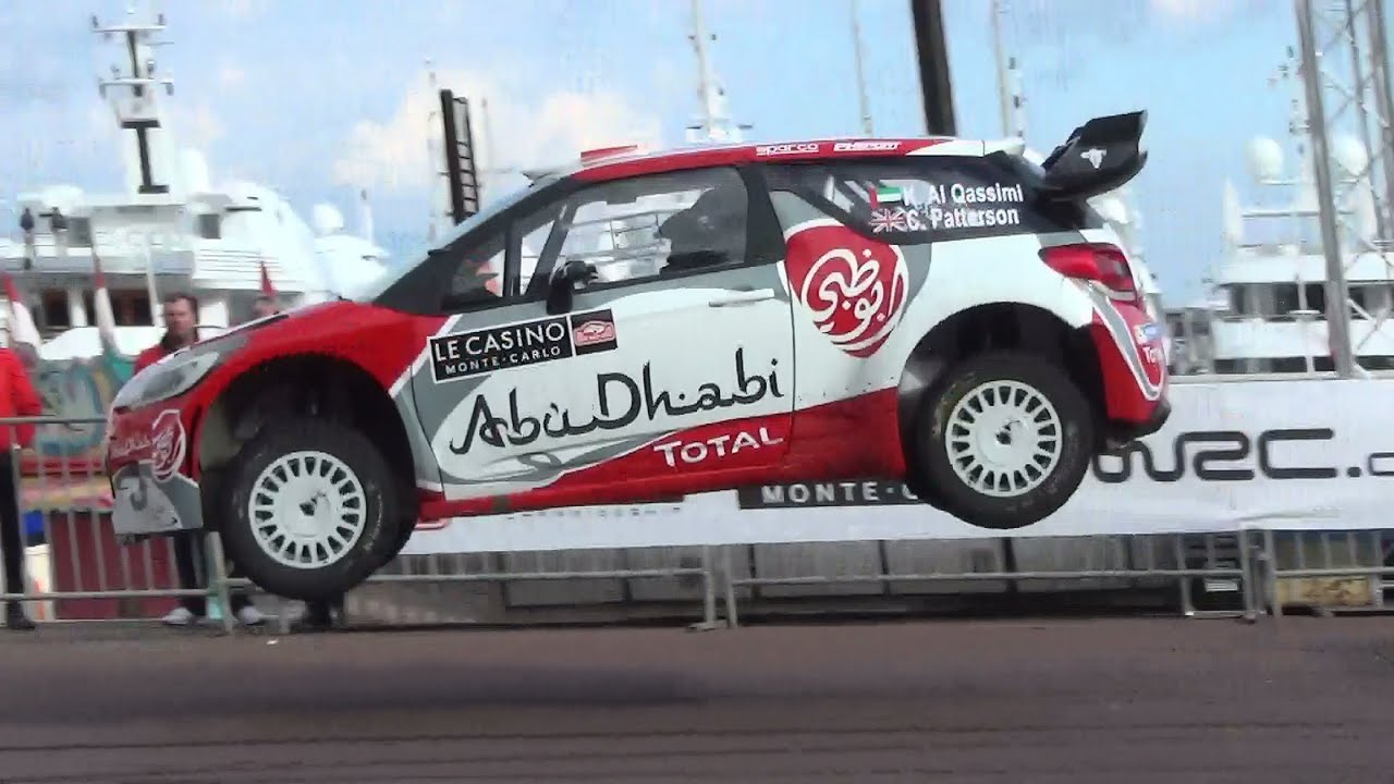 Porto di Monaco Rallye Monte Carlo 2016 show e jump HD - YouTube