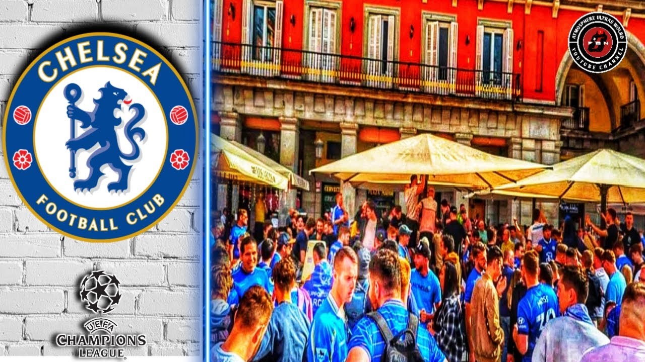 🔵 CHELSEA FANS Away Madrid Atmosphere Before the match against Real ...