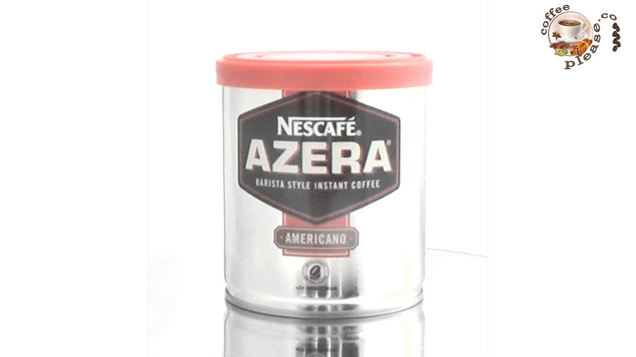 Nescafe Azera Americano 60g - YouTube