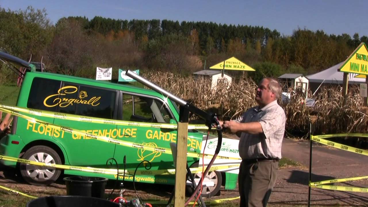 Duluth Corn Cannon Launches Ears of Corn Over 100 Yards - YouTube