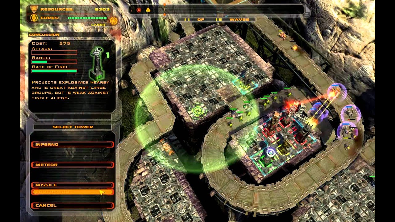 Defense Grid : Standing Order | Balanced Build | Gold - YouTube