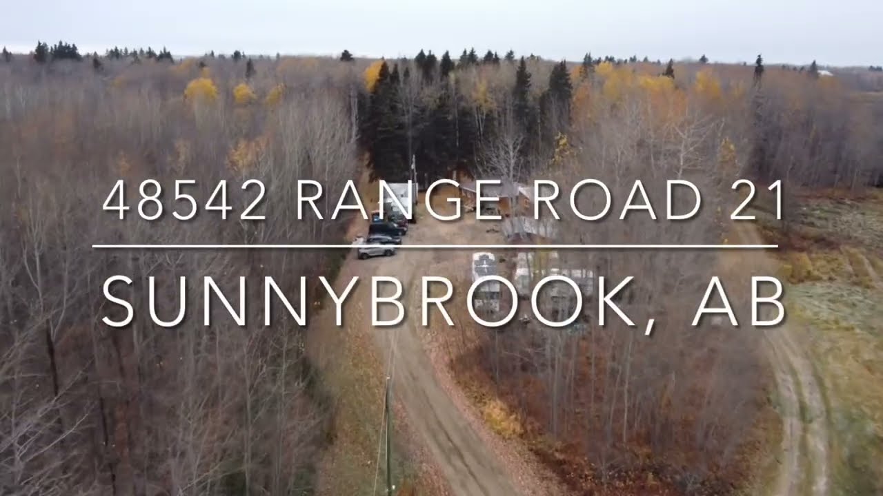 AVAILABLE - 48542 Range Road 21, Sunnybrook, AB - YouTube