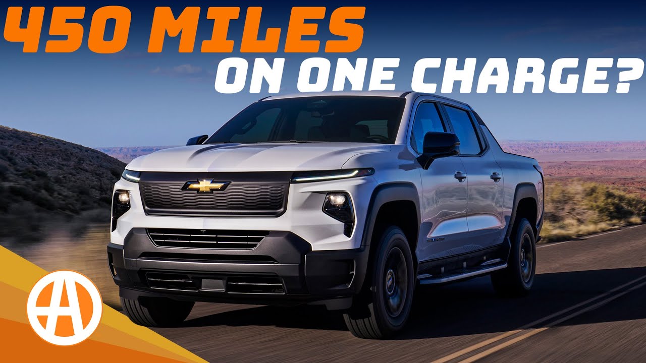 The Chevy Silverado EV can go 450 miles on a single charge?! - YouTube