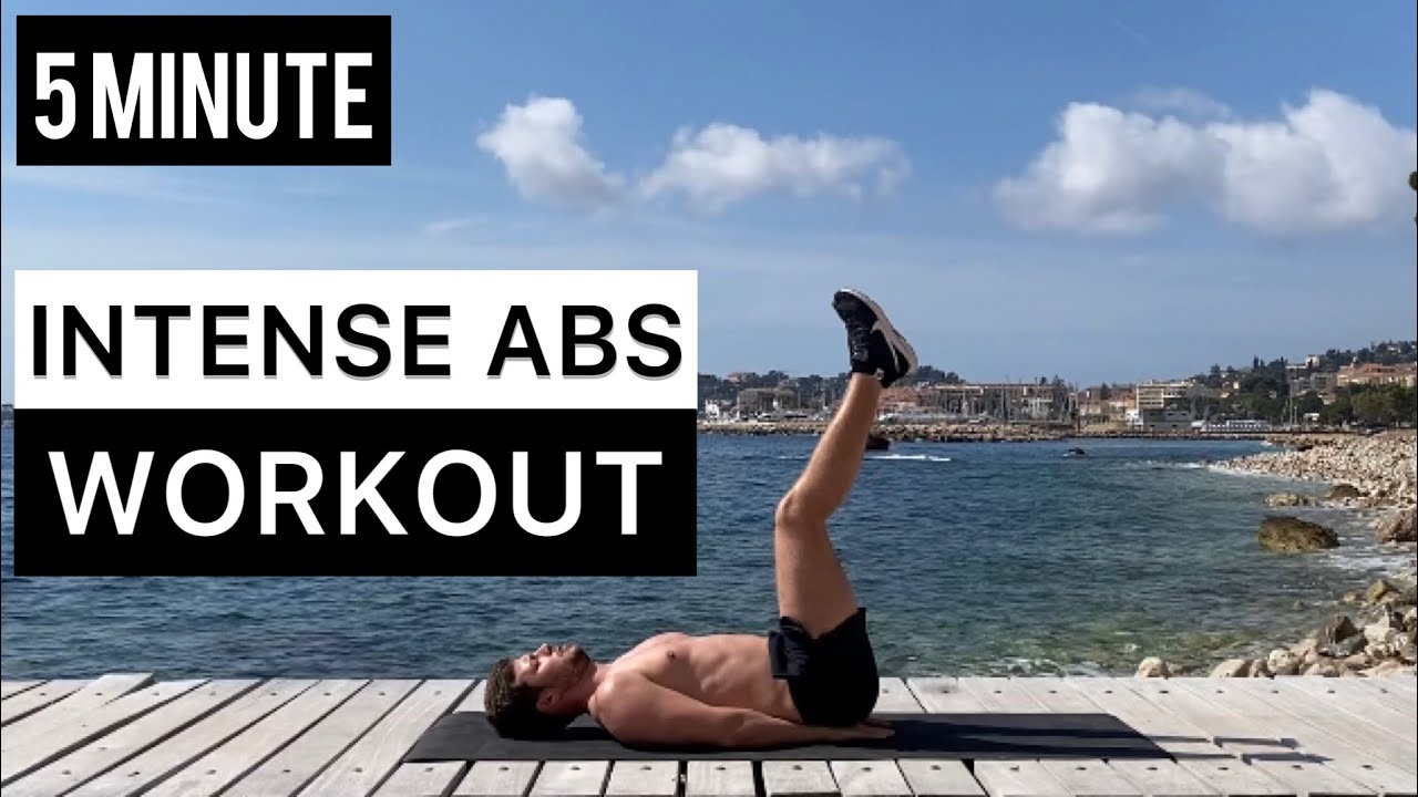 5 MIN INTENSE ABS WORKOUT ⁣⁣| OUTDOOR WORKOUT - YouTube