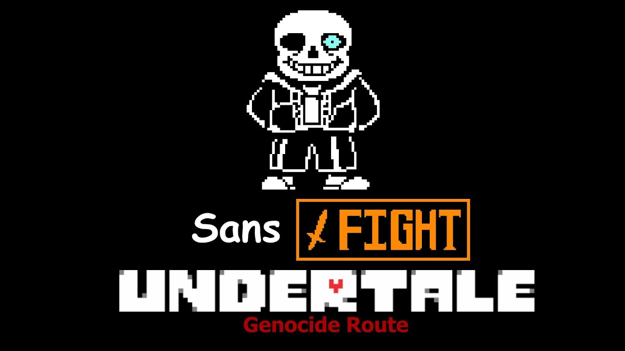 Undertale - Sans Fight (Genocide Route) - YouTube