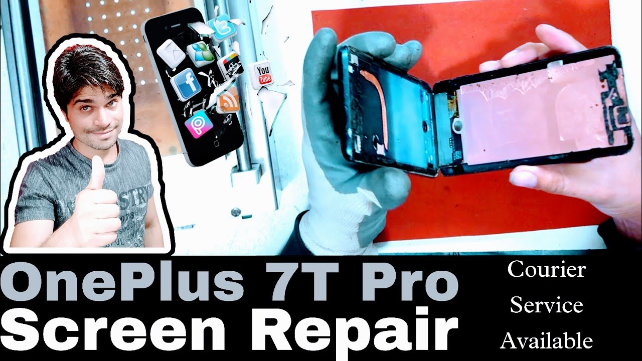 OnePlus 7T Pro Crack Screen Replacement | 7T Pro Broken Screen Repair ...