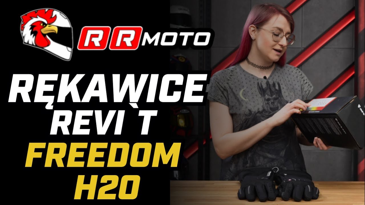 REVI`T FREEDOM H2O - zimowe rękawice motocyklowe - YouTube