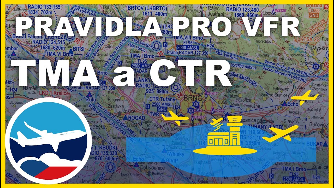 MSFS2020 ČESKY | VFR - TMA a CTR oblasti | CZ tutoriál - YouTube