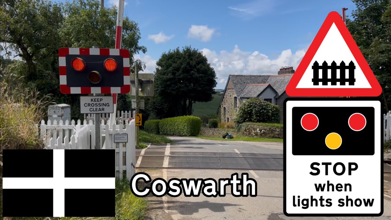 Coswarth Level Crossing (Cornwall) 22/07/2025 & 23/07/2025 - YouTube