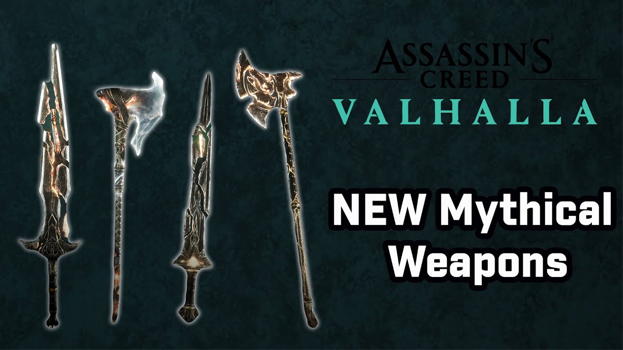 Assassin's Creed Valhalla - Best New Mythical Weapons - YouTube