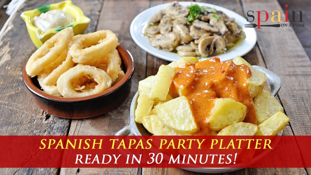 How to Make a Spanish Tapas Platter with The Tapas Sauces - YouTube