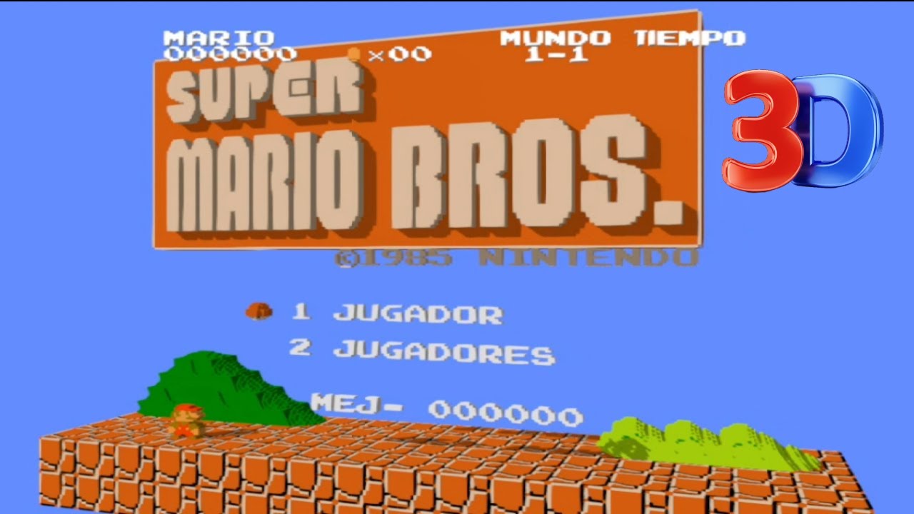 Super Mario Bros 1 (3D) [Nes][Español](1-8)[Modo Historia Completo ...