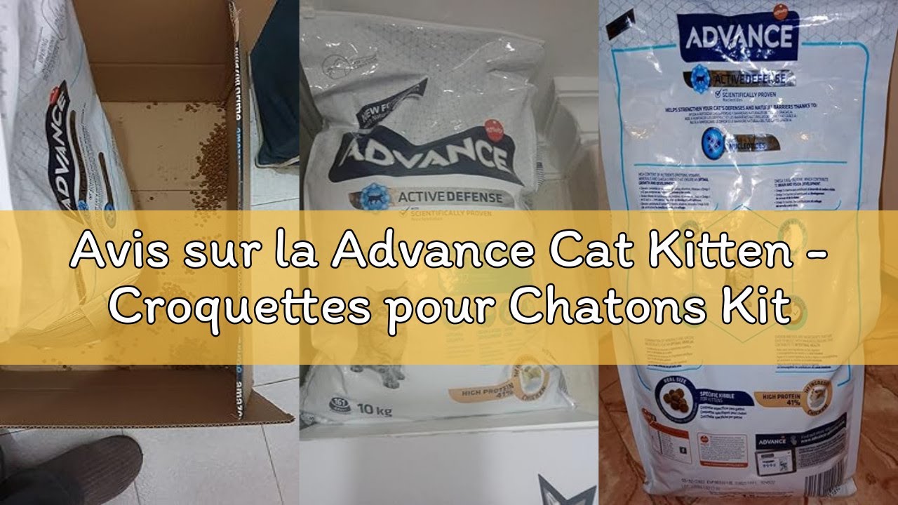 Avis sur la Advance Cat Kitten - Croquettes pour Chatons Kitten avec du ...