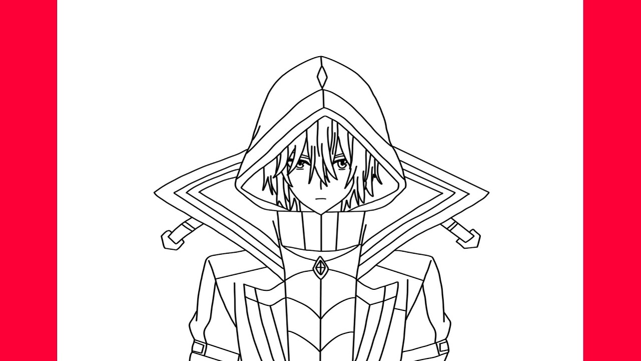 COMO DESENHAR CID KAGENOU (SHADOW) - THE EMINENCE IN SHADOW - YouTube