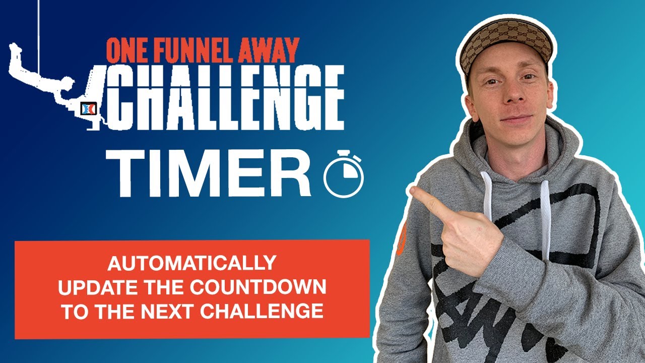 ClickFunnels Tutorial: How To Add A Timer For The One Funnel Away Challenge - YouTube