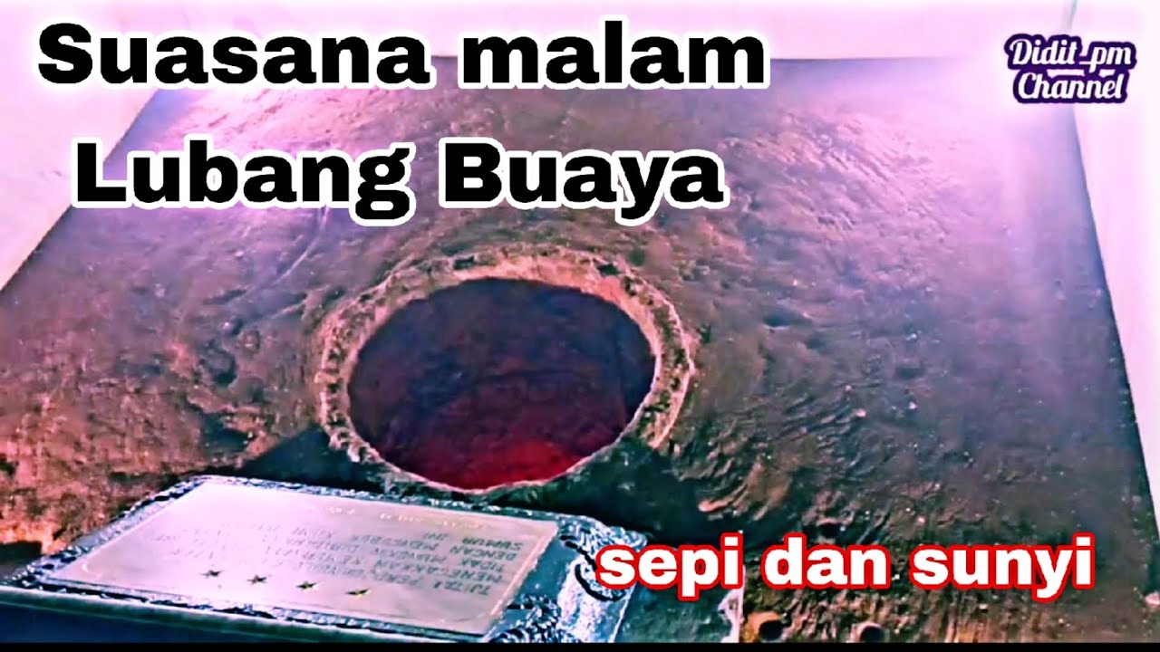 Melihat dekat sumur maut lubang buaya - YouTube
