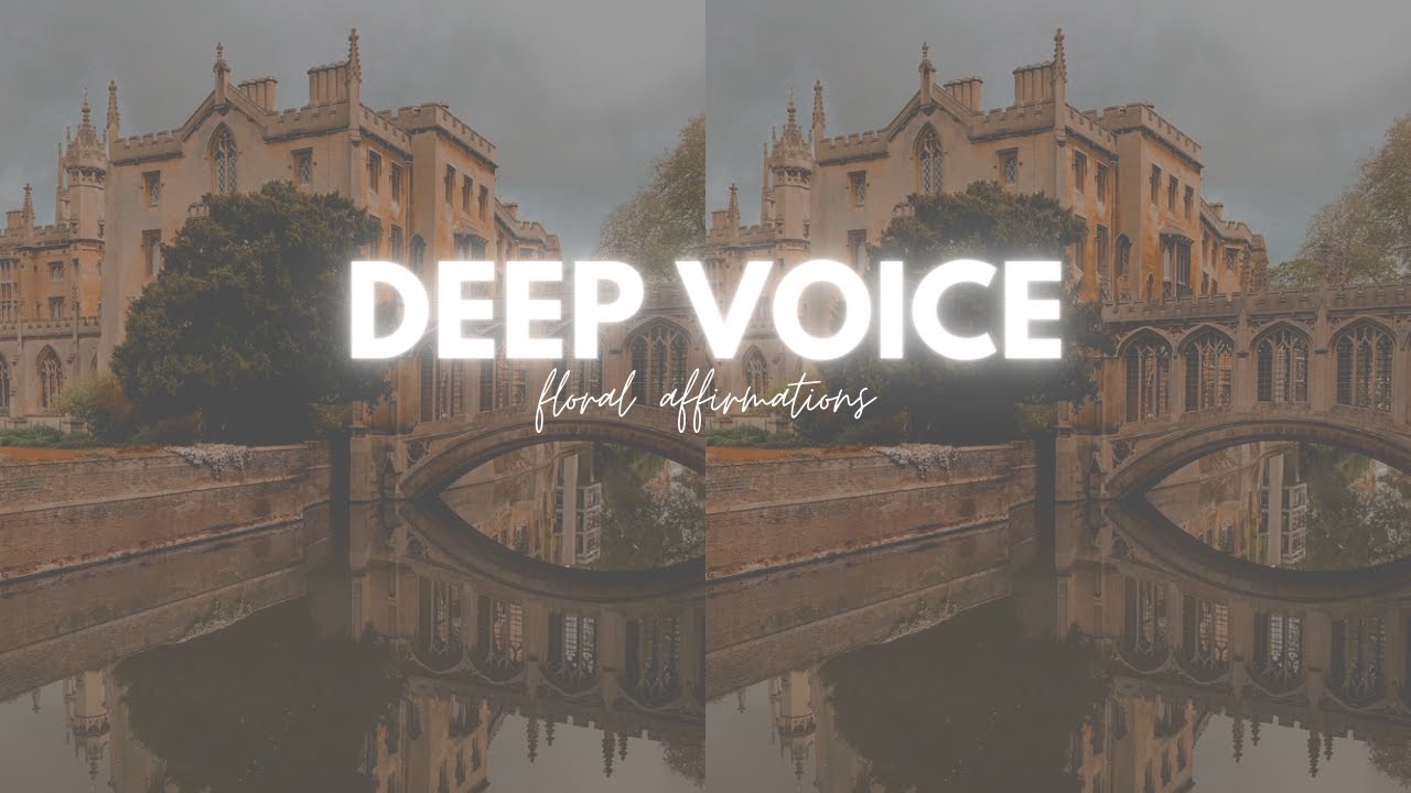 Deep Voice - Make Your Voice Lower! || Subliminal - YouTube
