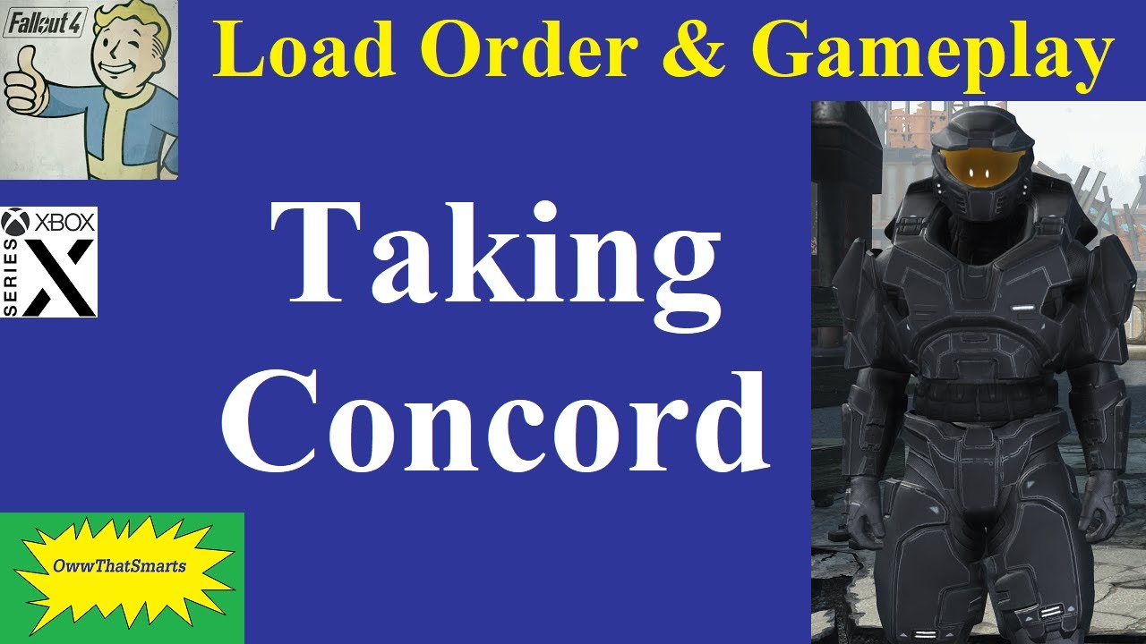 Fallout 4 - Load Order & Gameplay - Taking Concord - YouTube