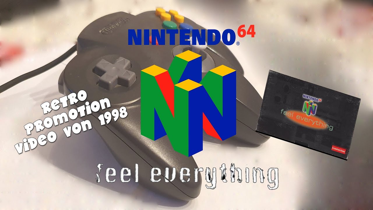feel everything | Nintendo 64 Retro Werbevideo / Promotion Video von ...